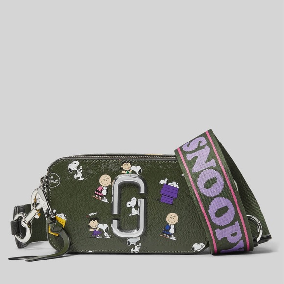 Marc Jacobs | Bags | Marc Jacobs Womens Snapshot Peanuts Print Dark ...